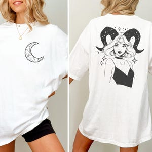 Witch Demon Girl Svg, Woman Devil Horns Svg, Witchcraft Wicca Svg ...