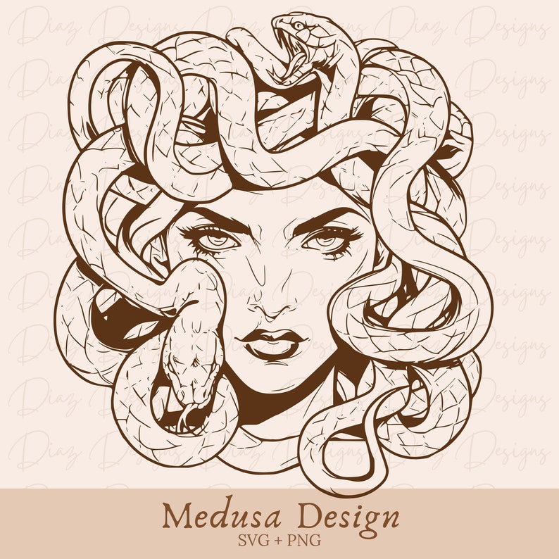 Medusa Svg File, Medusa Png, Medusa Shirt Svg, Medusa Vector, Greek ...