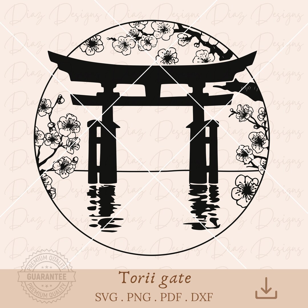 Traditional Japanese Torii Gate Svg, Japanese Culture Torii Clipart ...