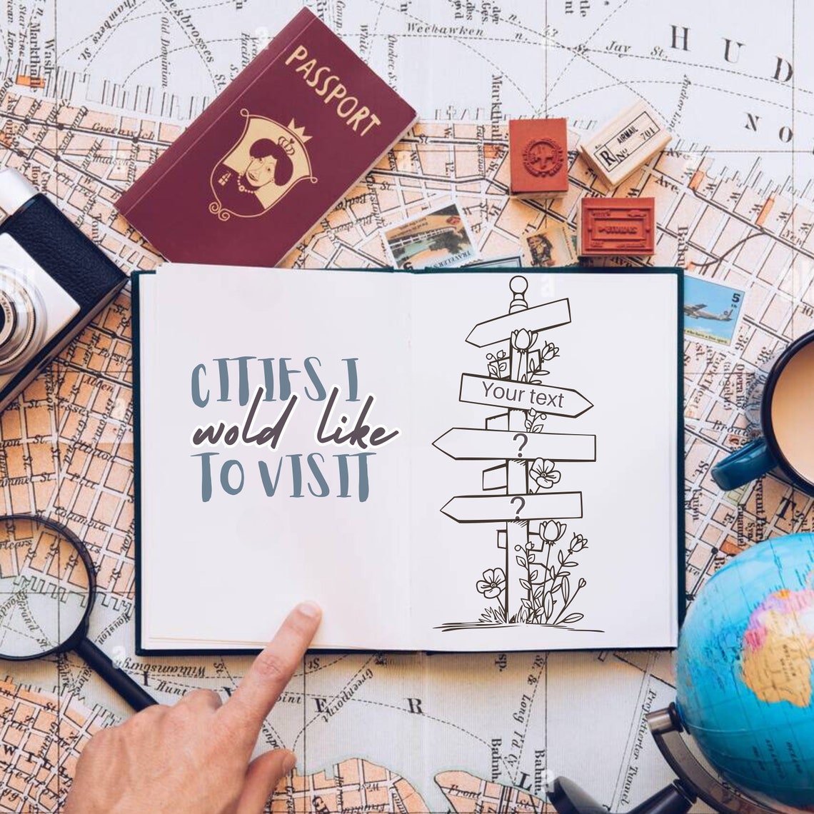 Destination Sign Svg, Road Signs Svg, Direction Sign Clipart, Wood Sign ...