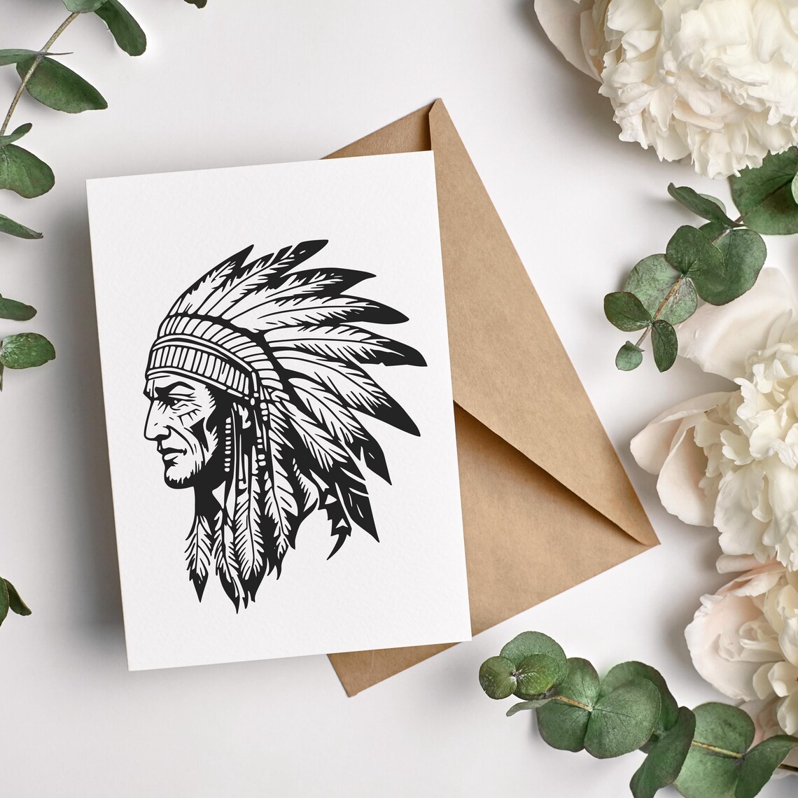Native American Svg, American Indian Svg, Native Indian Warrior Svg ...