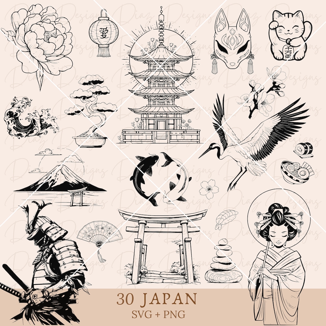 Japanese Design Svg, Japan Clipart Svg, Japanese Png, Japanese Vector ...