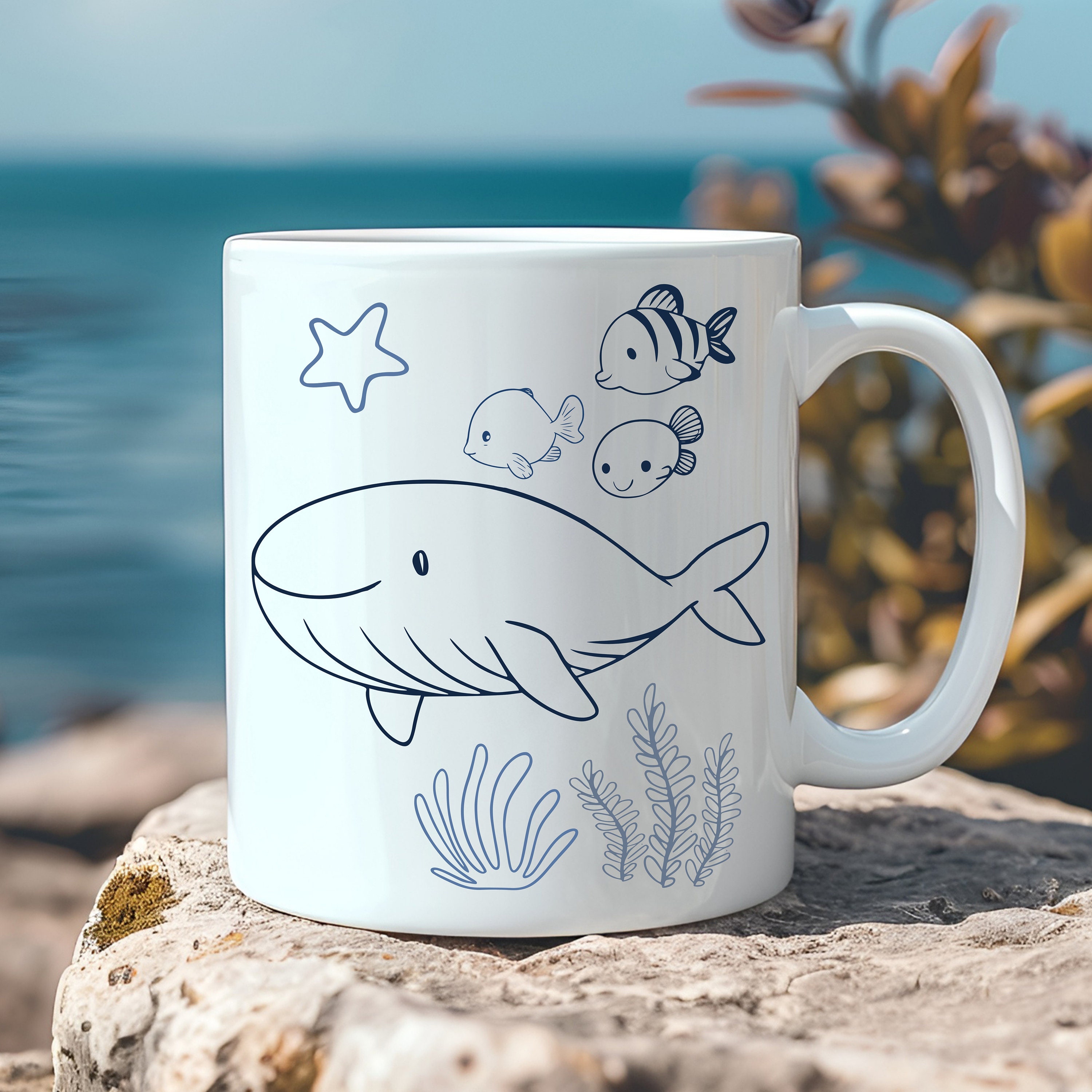 Sea Animals Bundle Svg, Ocean Bundle Svg, Ocean Life Svg, Ocean Animals ...