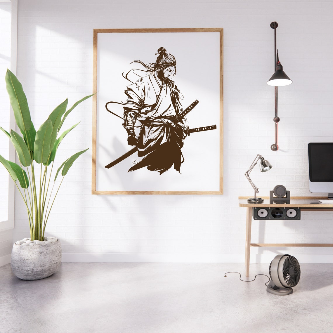 Japanese Samurai Svg, Samurai Png Cut File, Samurai Clipart, Japanese ...