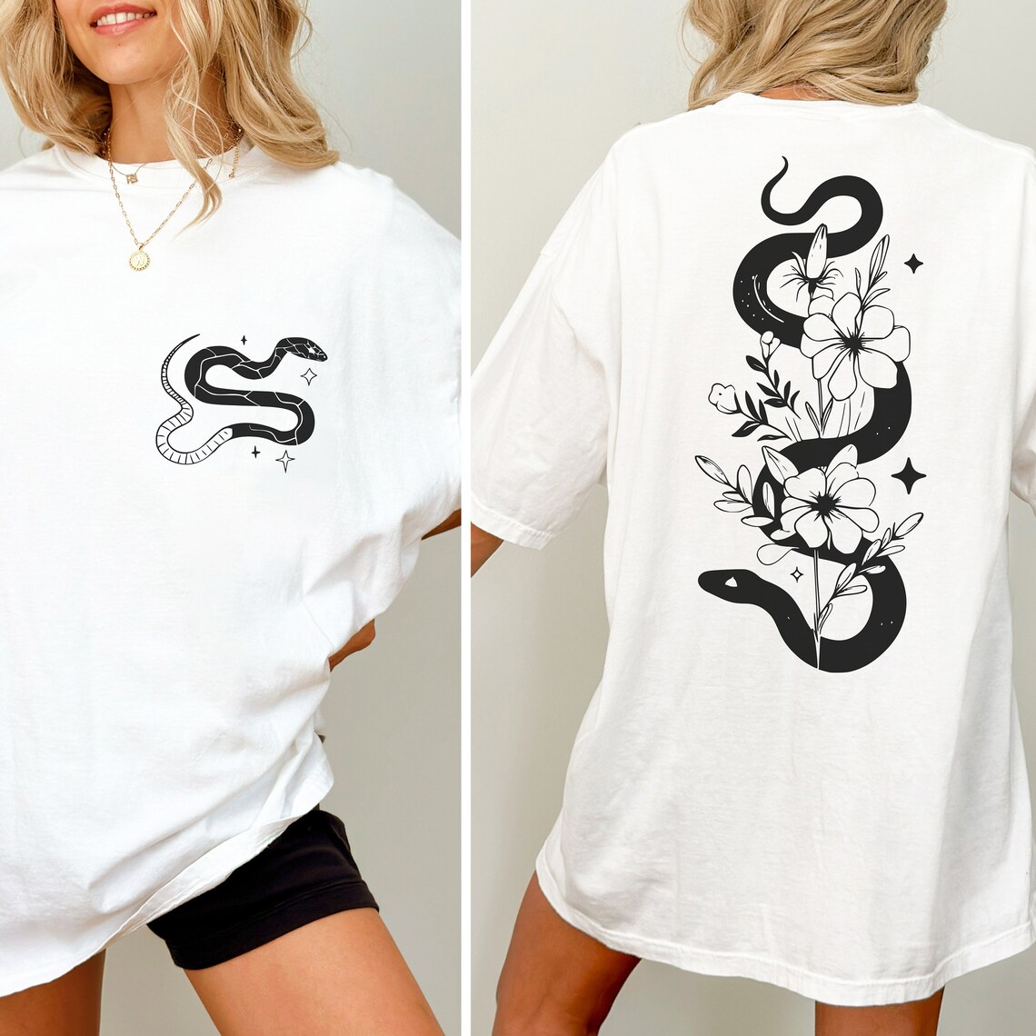 Snake Svg Bundle, Snake Design Svg, Snake Clipart, Floral Snake Svg ...