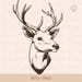 Deer Head Svg, Buck Deer Svg, Deer Head Vector, Deer Head Cricut, Buck ...