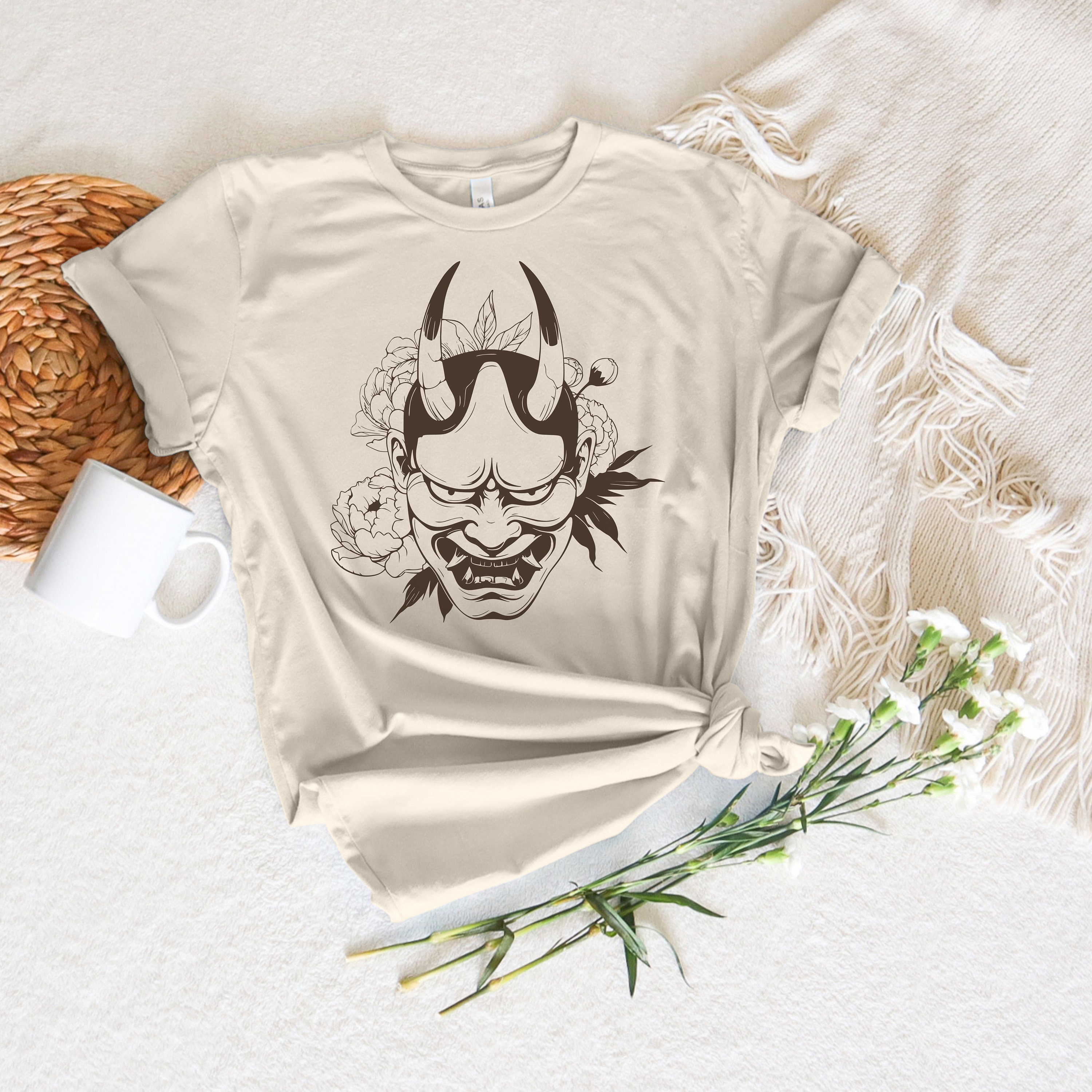 Oni Mask Svg, Japanese Mask Svg, Hannya Mask Svg, Oni Mask Design ...