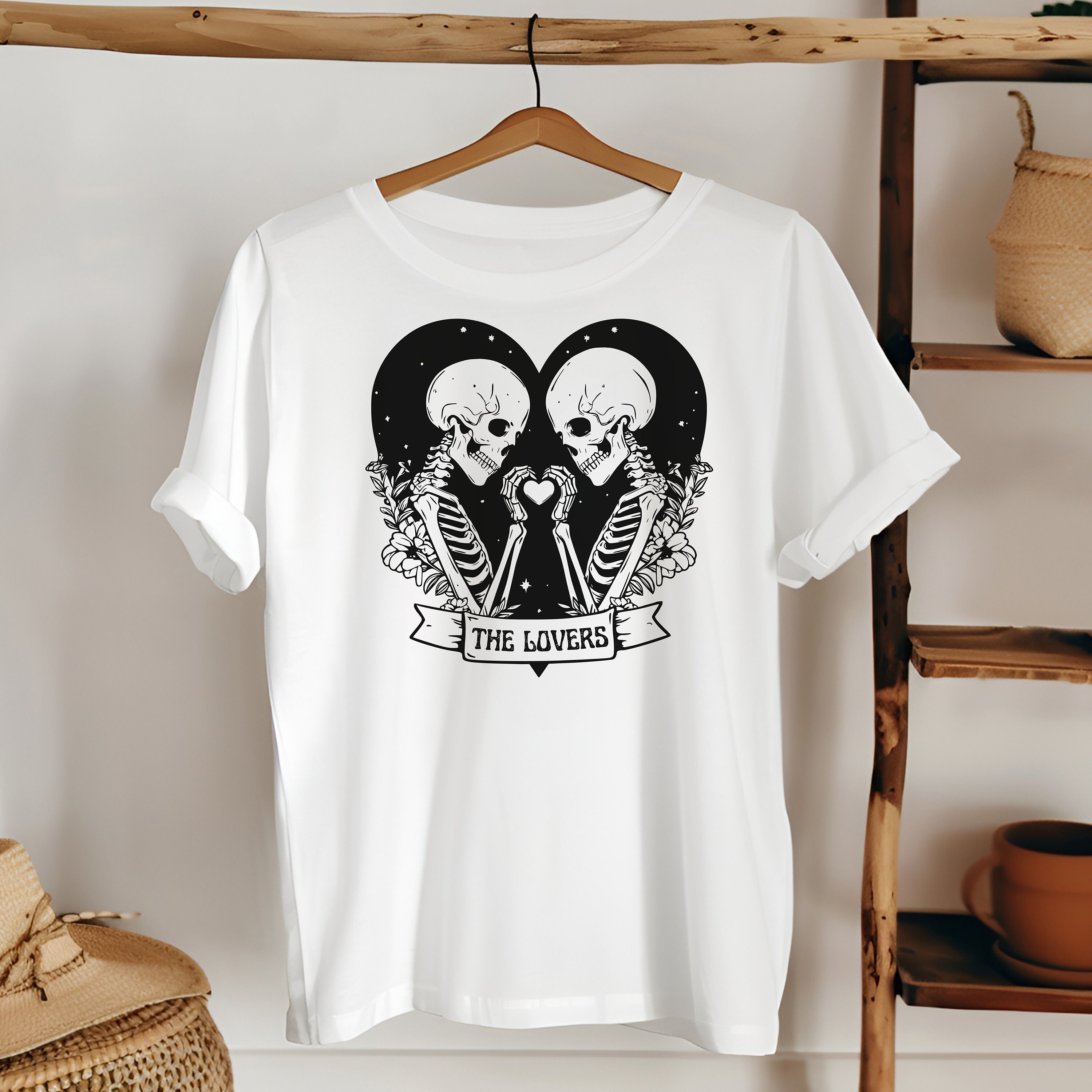 Lovers Tarot Svg, Skull Lovers Svg, Skeleton Lovers Svg, Skeleton Heart ...