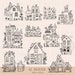 Floral House Svg, Flower House Clipart, Sweet Home Svg, Real Estate Svg ...