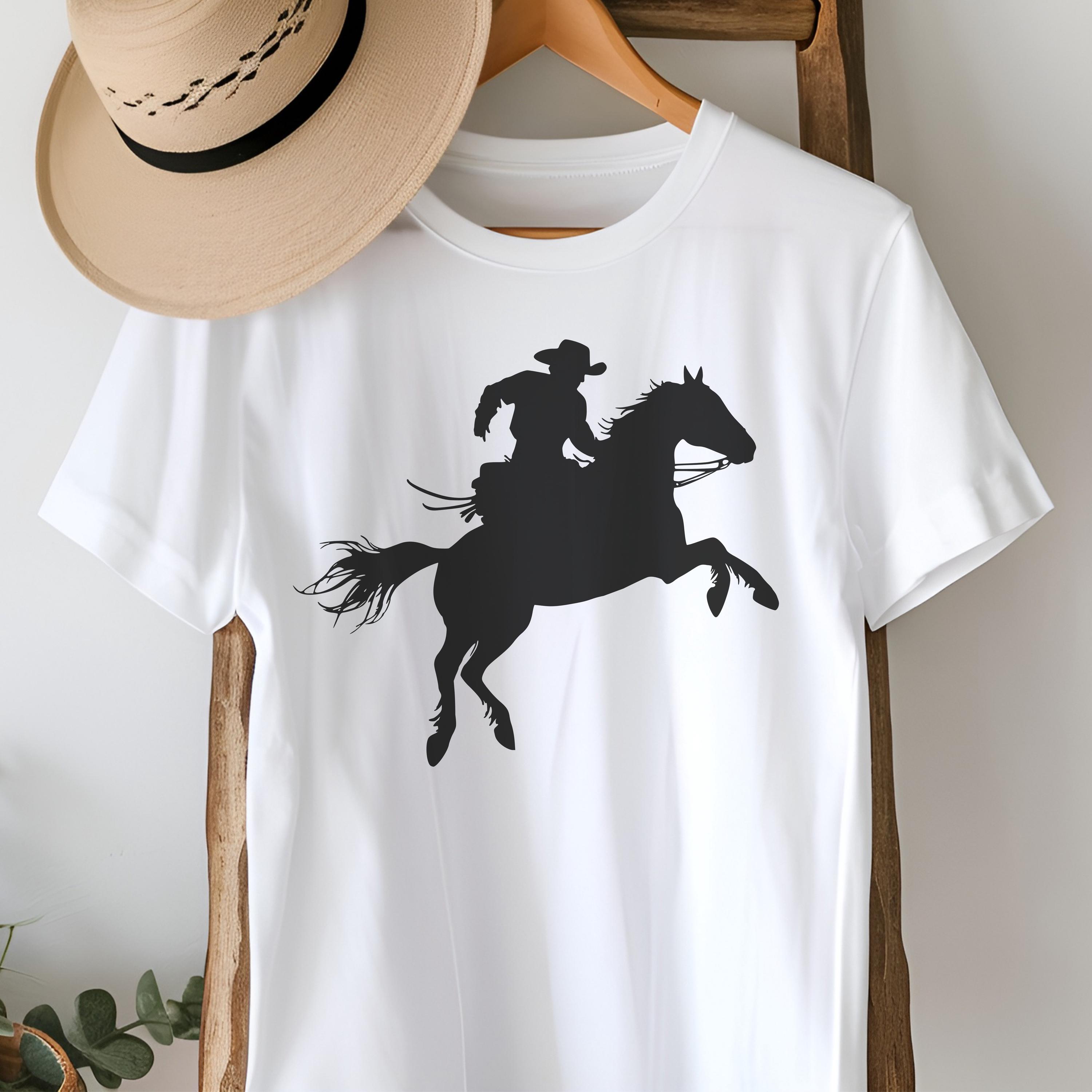 Cowboy Horse Silhouette Svg, Retro Cowboy Svg, Cowboy Rodeo Cricut ...