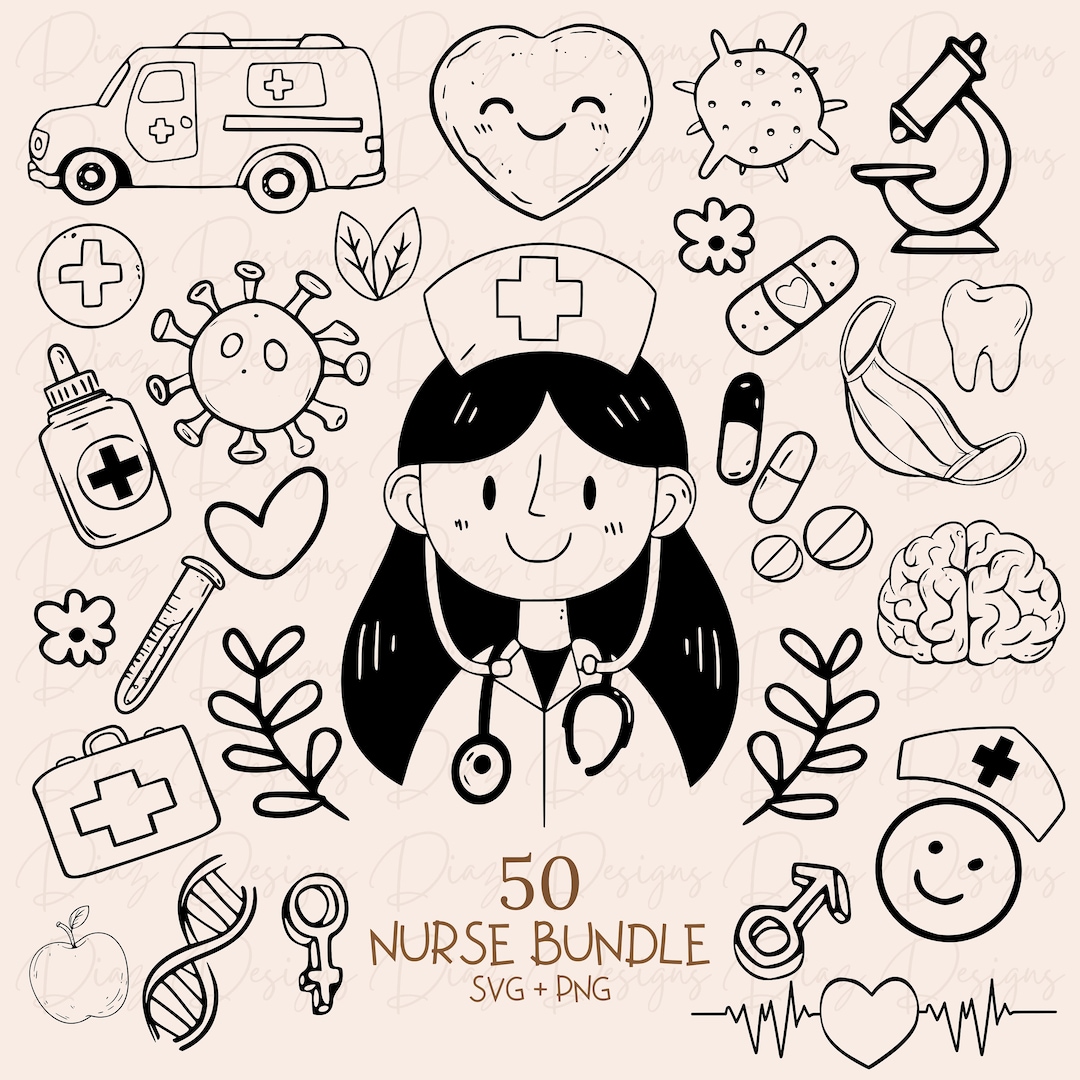 Nurse Svg Bundle, Doctor Svg, Nurse Life Svg, Healthcare Svg, Medical ...