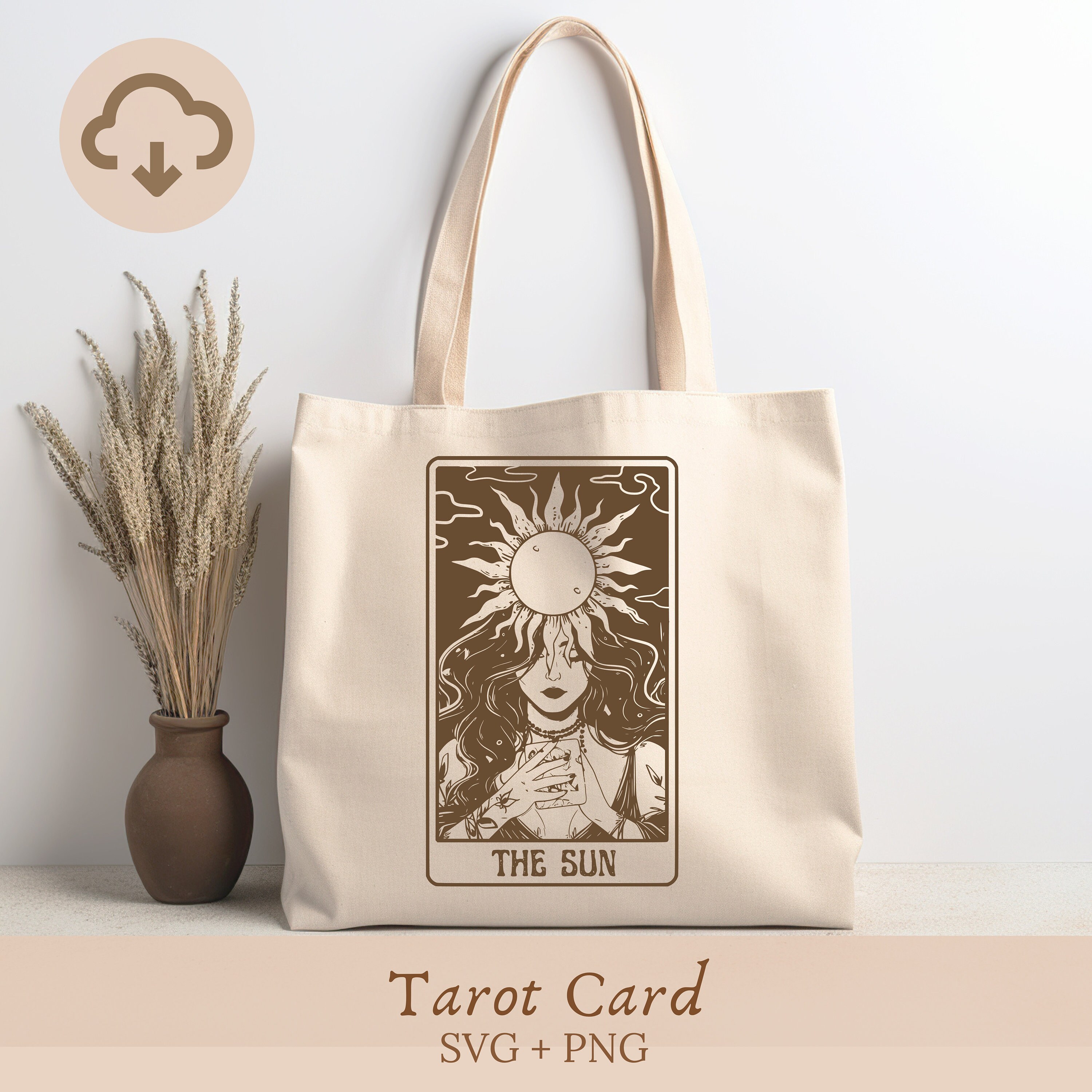 Tarot Card Sun Svg, Tarot Card Png, Mystical Sun Svg, Witchcraft Tarot ...