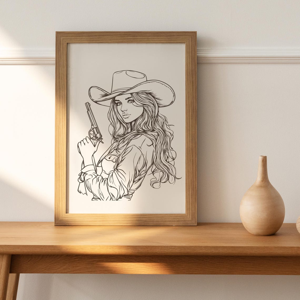 Cowgirl Retro Svg, Pin up Western Png, Beautiful Lady Svg, Vintage ...