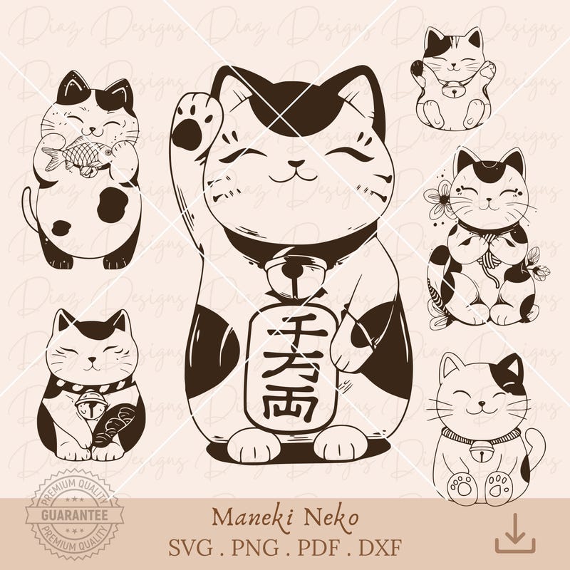 Neko Svg - Etsy