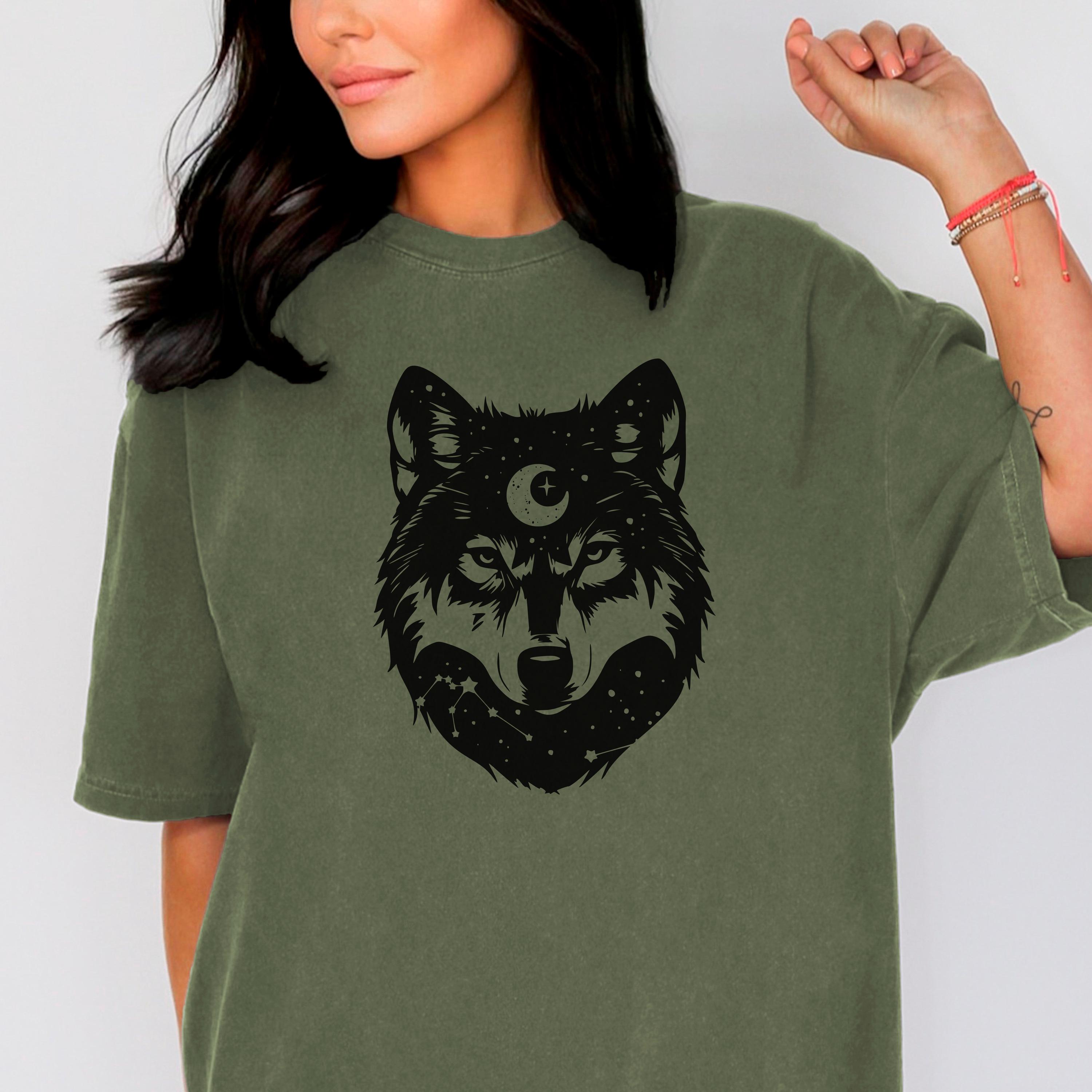 Mystical Wolf Clipart, Wolf Head Png, Wolf Cricut, Wolf Witchy Cut File ...