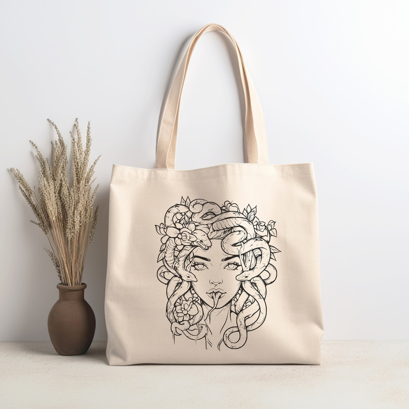 Medusa Svg, Medusa Tattoo Svg, Medusa Vector, Medusa Cut File, Greek ...