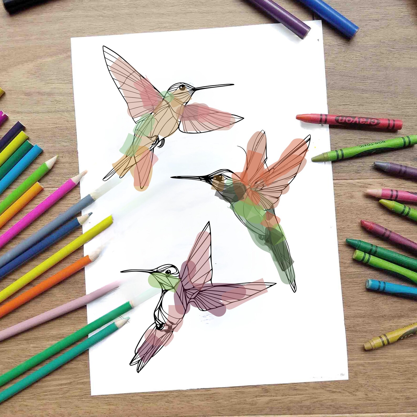 Hummingbird Svg, Hummingbird Cut File, Bird Svg File, Hummingbird Png ...