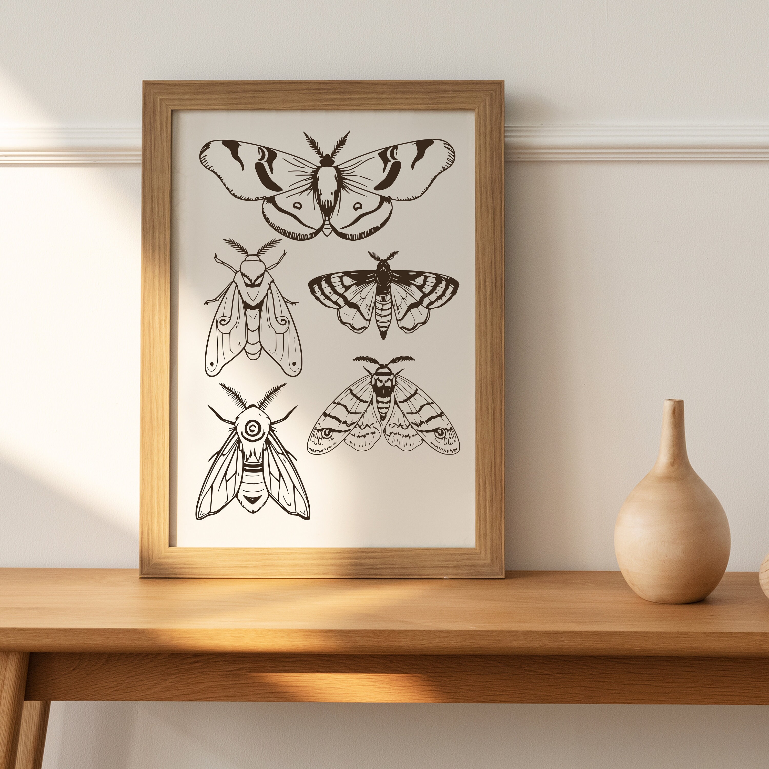 Moth Svg Bundle, Celestial Moth Svg, Mystical Moth Svg, Witch Moth Png ...