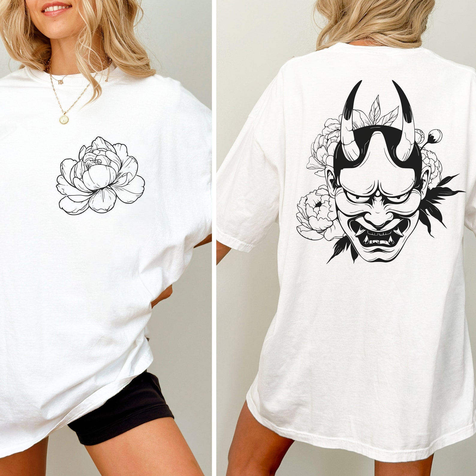 Oni Mask Svg, Japanese Mask Svg, Hannya Mask Svg, Oni Mask Design ...