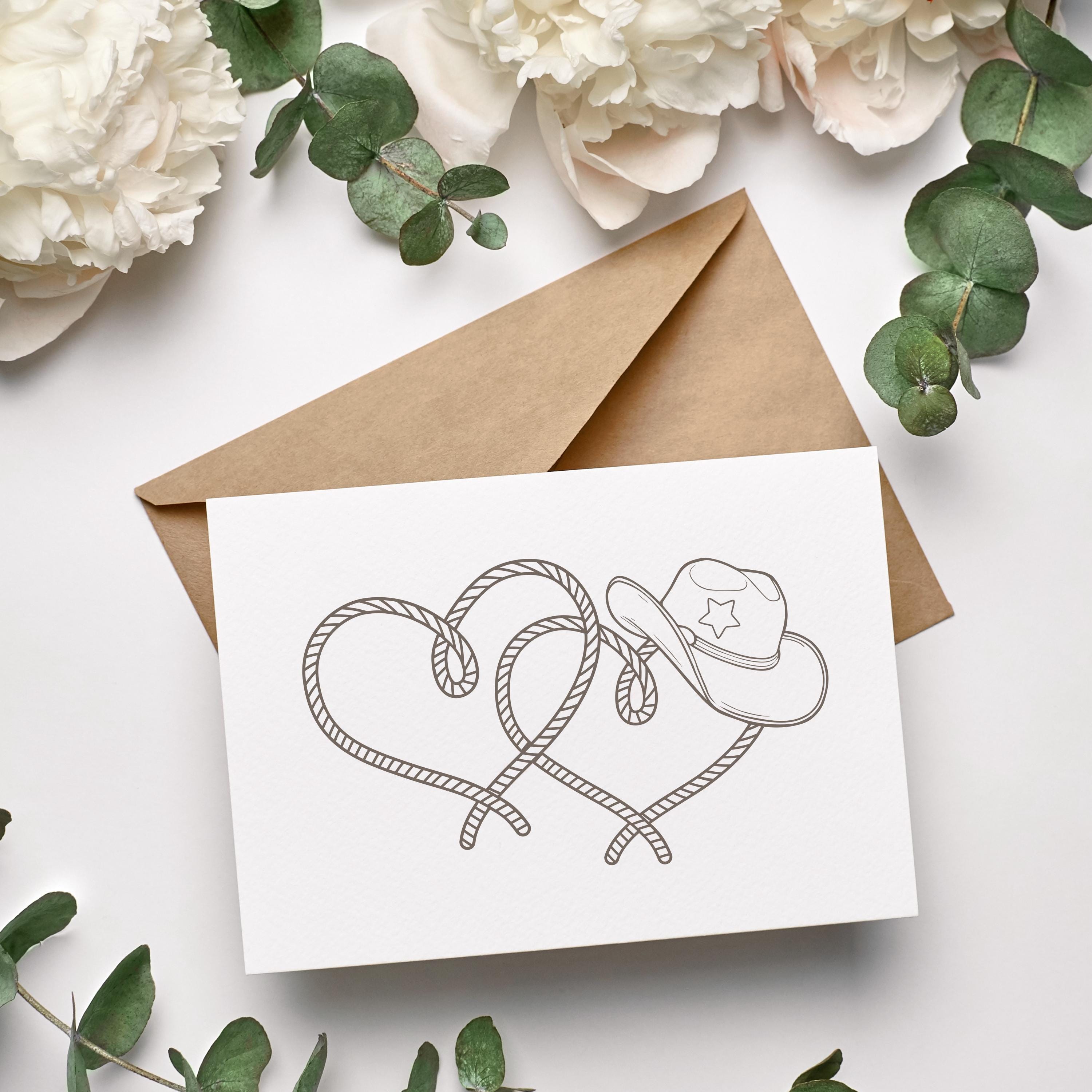 Cowgirl Lasso Heart Svg, Western Heart Png, Country Wedding Svg, Love ...