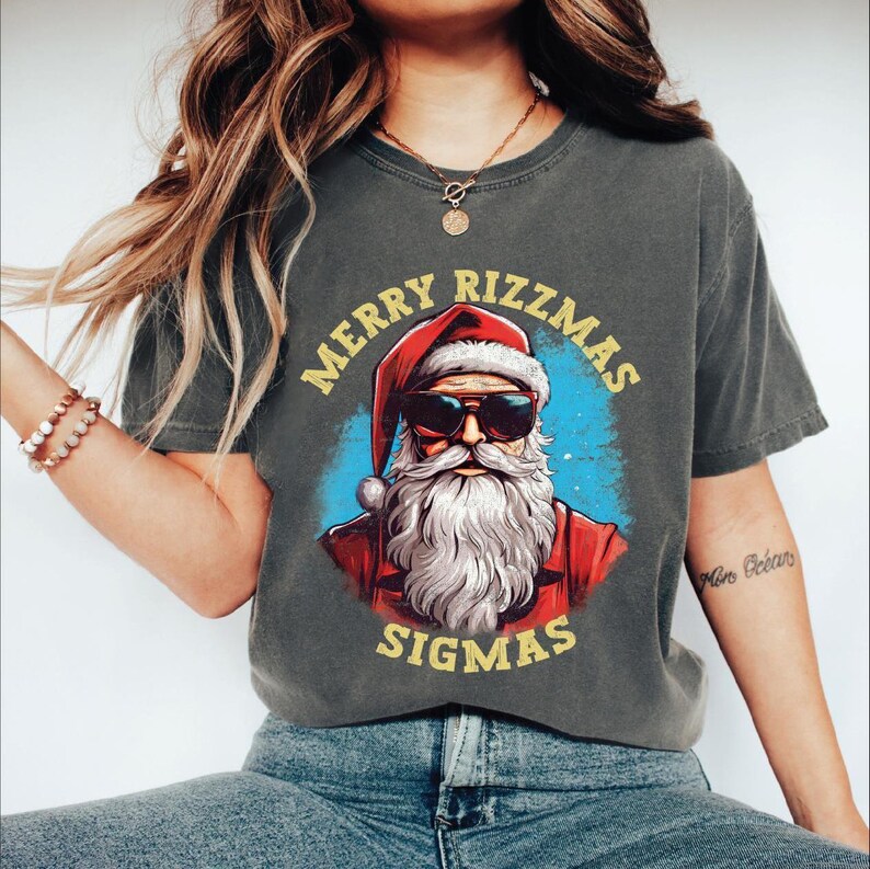 Custom Design Skibidi Rizzmas Shirt, Merry Rizzmas Shirt, Sigma Santa ...