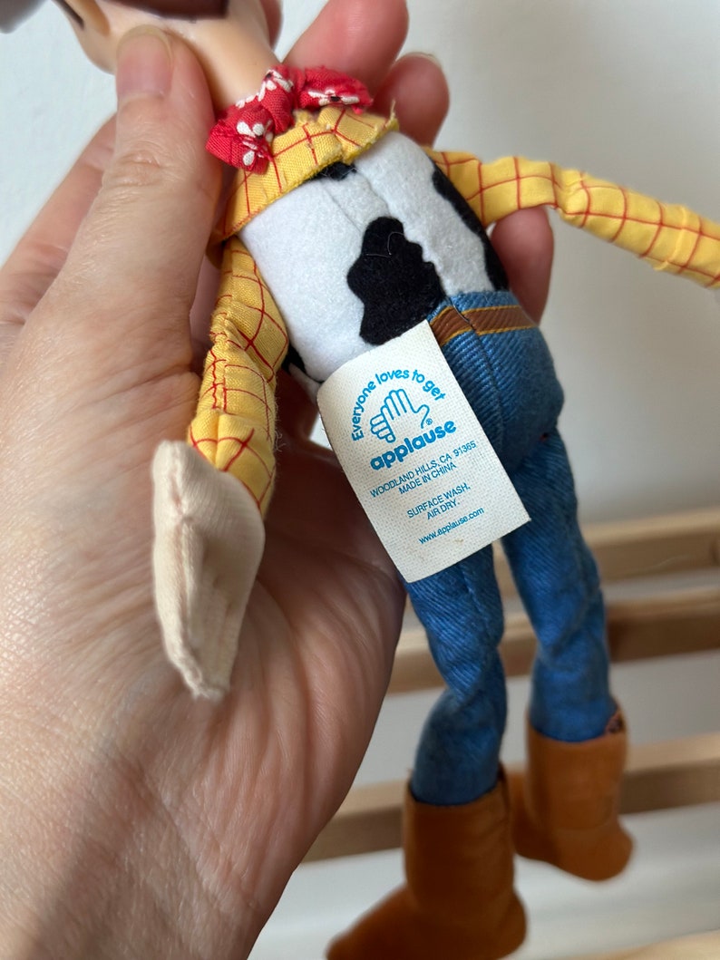 Vintage Toy Story Pixar Woody Applause Cowboy Plush Toy Plastic Head ...