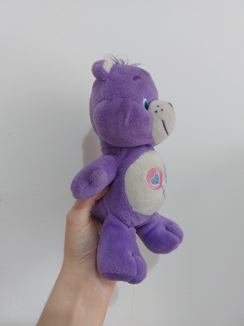 Purple Care Bear Sharebear Carebear Plush Toy Stuffed Animal Teddy Bear ...