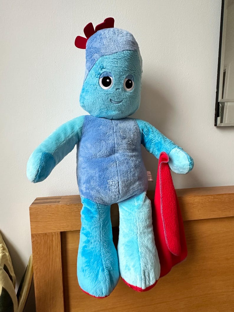 Large Iggle Piggle in the Night Garden Plushy 60cm by 40cm Blue, Teddy ...