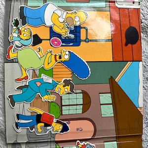 The Simpsons Magnetic Album Picture Book or Refrigerator Fun Magnets - Etsy