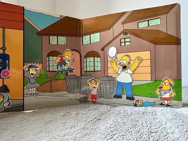 The Simpsons Magnetic Album Picture Book or Refrigerator Fun Magnets - Etsy