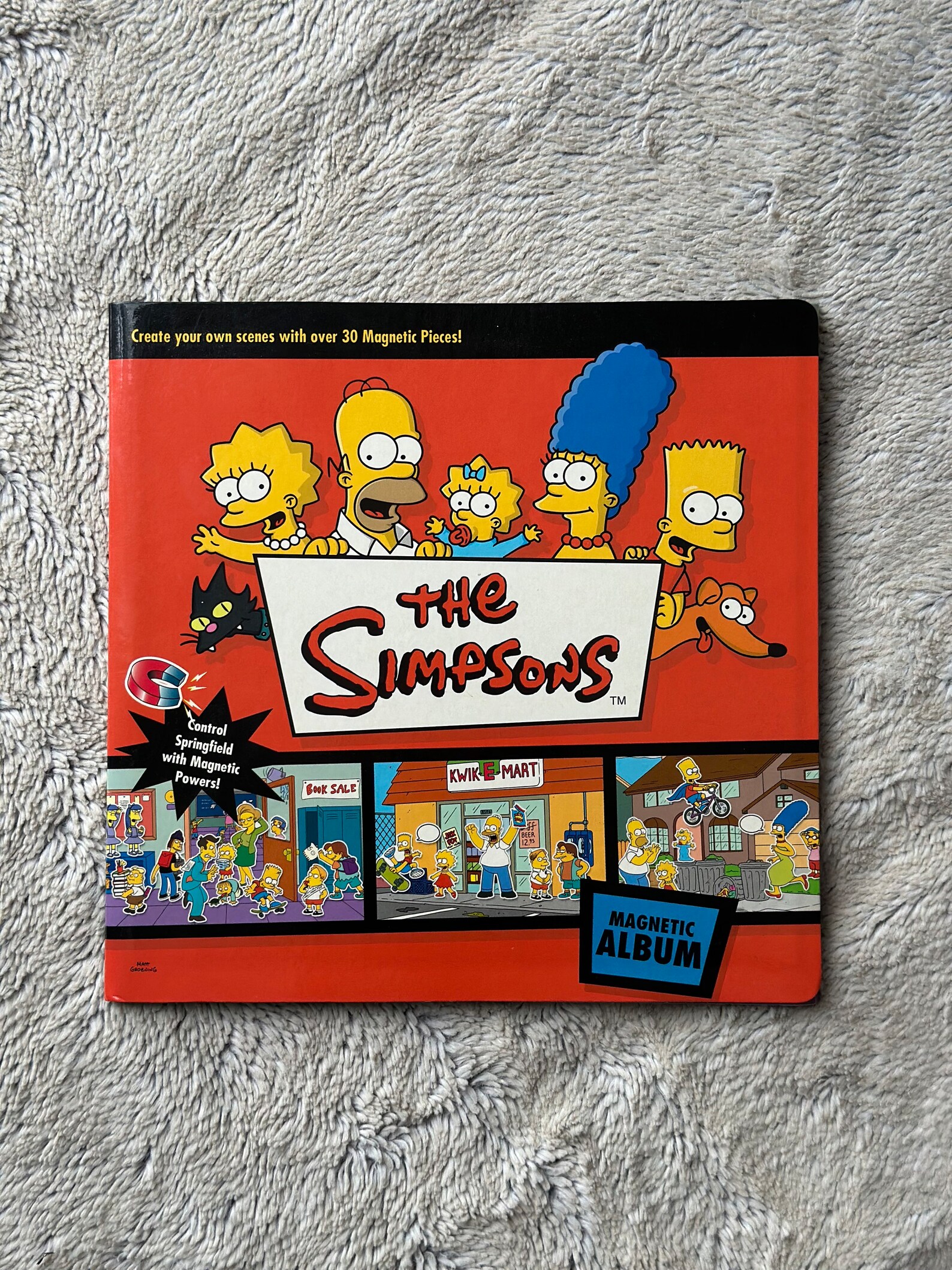 The Simpsons Magnetic Album Picture Book or Refrigerator Fun Magnets - Etsy
