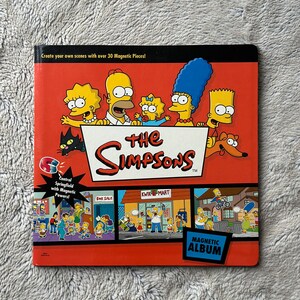 The Simpsons Magnetic Album Picture Book or Refrigerator Fun Magnets - Etsy