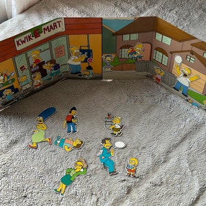 The Simpsons Magnetic Album Picture Book or Refrigerator Fun Magnets - Etsy