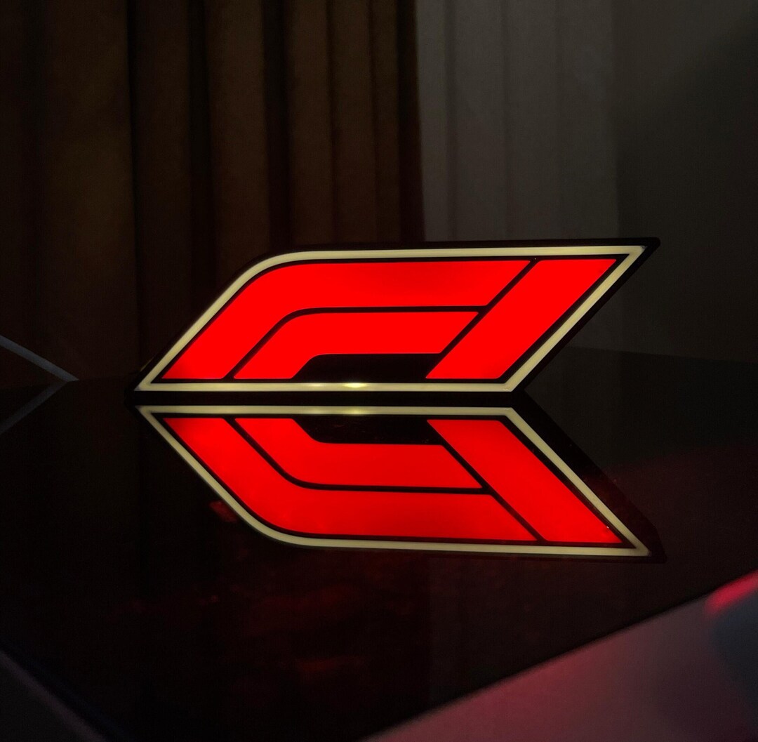 Formula 1 Logo Light Box Formula 1 F1 Gift F1 Grand Prix Light Box Lamp ...