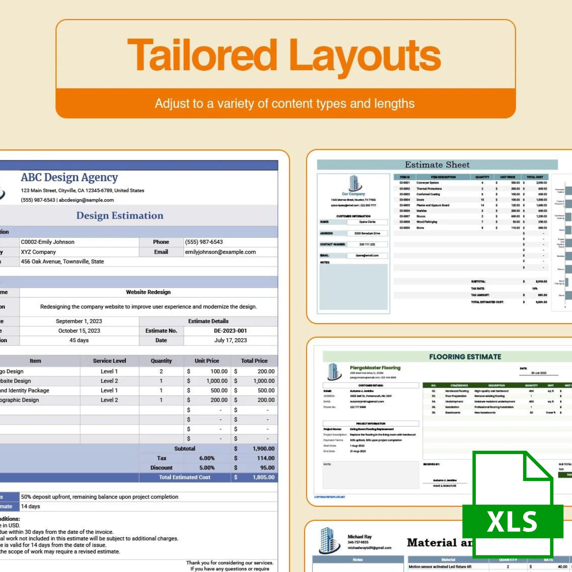 40+ Ultimate Estimation Template Bundle Design in Excel Format. Easily ...