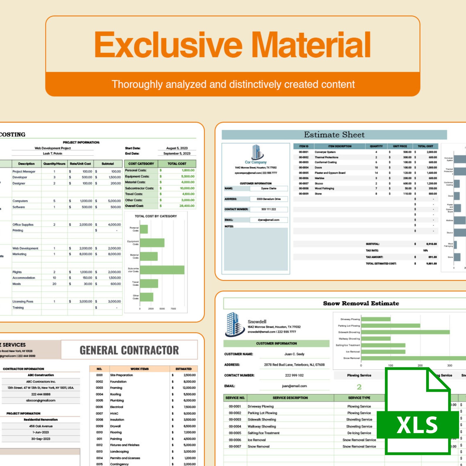 40+ Ultimate Estimation Template Bundle Design in Excel Format. Easily ...