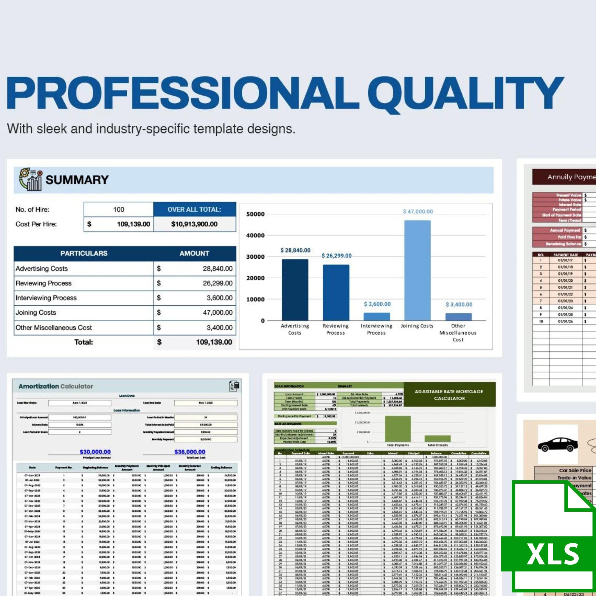 50 Ultimate Calculator Template Bundle Design in Excel Format. Easily ...
