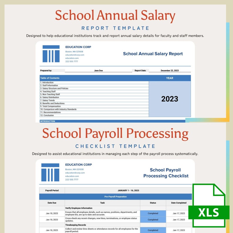 10 Payroll Management Template Bundle Design in Excel Sheets Format ...