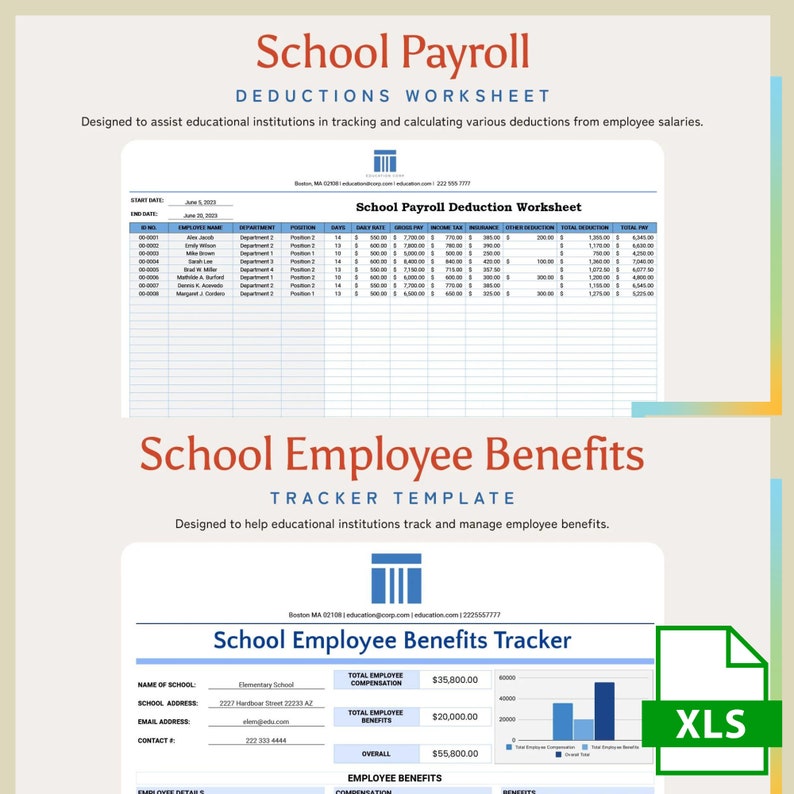 10 Payroll Management Template Bundle Design in Excel Sheets Format ...