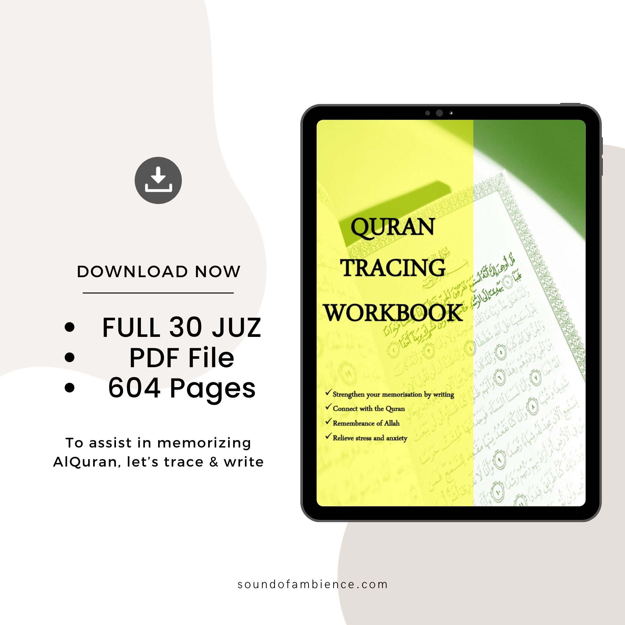 Full Quran Tracing Writing Complete All Juz 1 30 PDF File - Etsy
