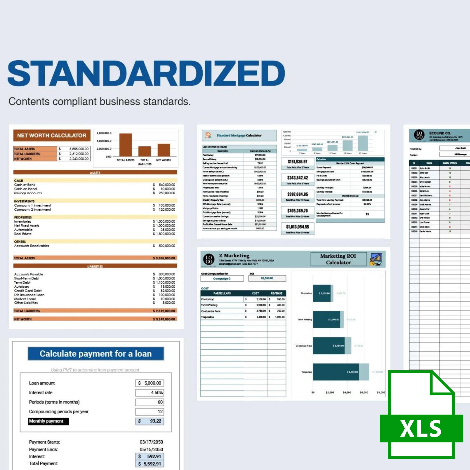 50 Ultimate Calculator Template Bundle Design in Excel Format. Easily ...