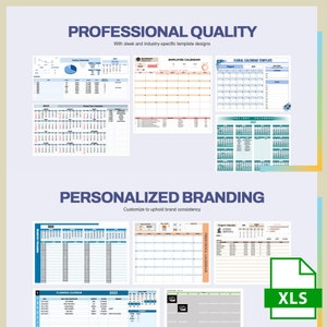 50 Ultimate Calendar Template Bundle Design in Excel Format. Easily ...