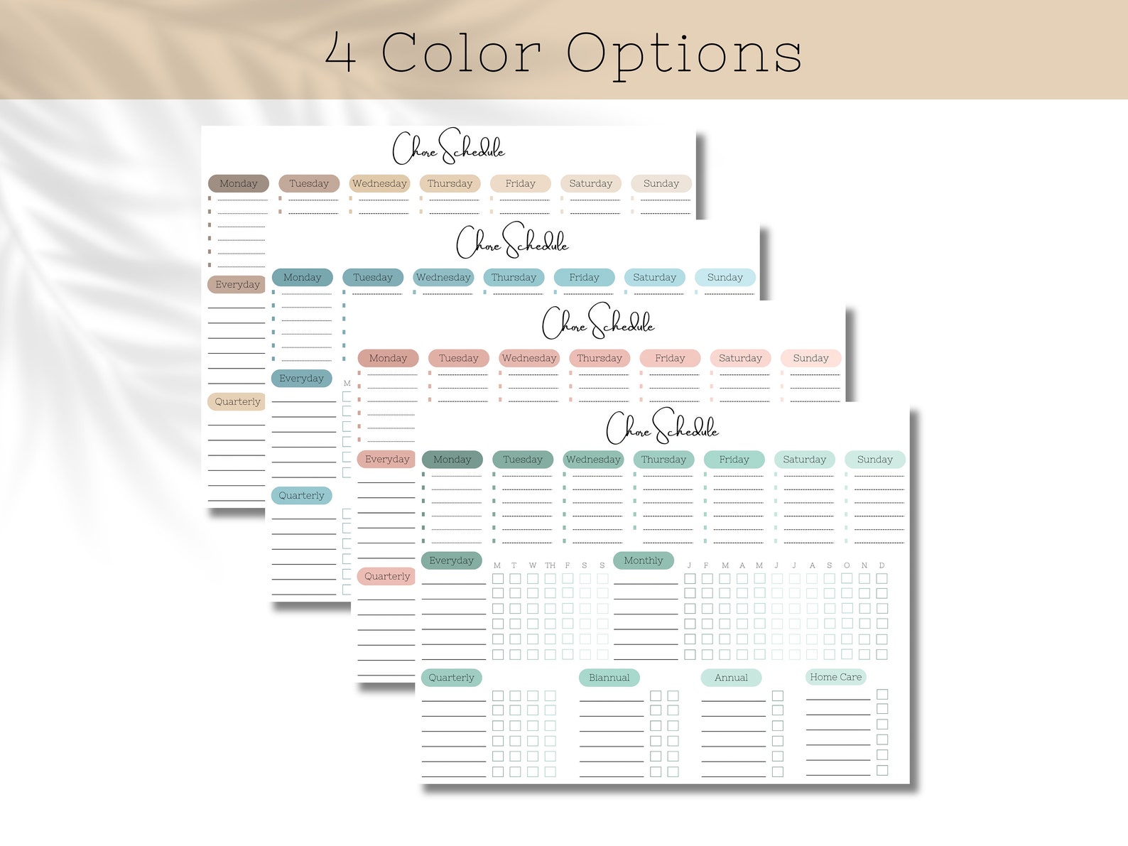 Cleaning Planner | Adult Chore Chart | Responsibility List | House ...