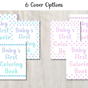 Baby's First Coloring Book , ABC Book Baby Shower Game, Baby Shower ...
