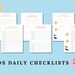 Printable Editable Daily Checklist for Kids to Do List Kids Daily ...