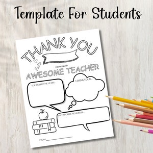 Teacher Appreciation Week Activity Template | Teacher Appreciation Week ...