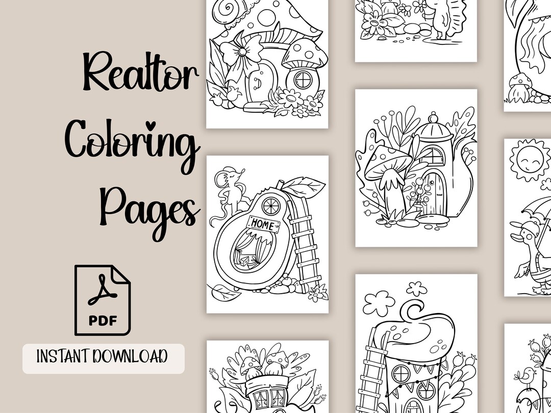 Open House Supplies | Open House Kids Activity Coloring Book | Real ...