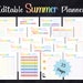 Summer Schedule, Chore Chart for Kids, Summer Routine, Editable Summer ...