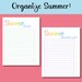 Summer Schedule, Chore Chart for Kids, Summer Routine, Editable Summer ...