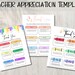 Teacher Appreciation Week Daily Activity Itinerary Flyer | Teacher ...